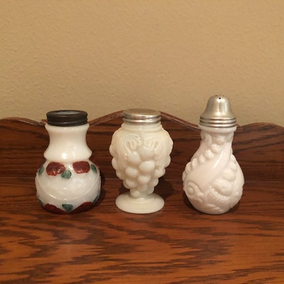 Accents | Antique Victorian Milk Glass Shakers | Poshmark